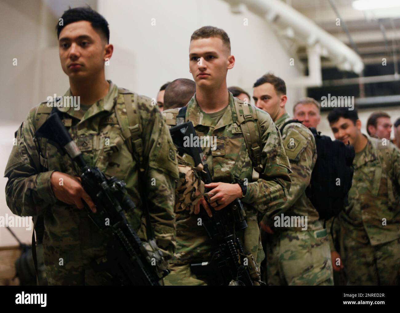 This photo provided by the U.S. Army, paratroopers assigned to 1st ...