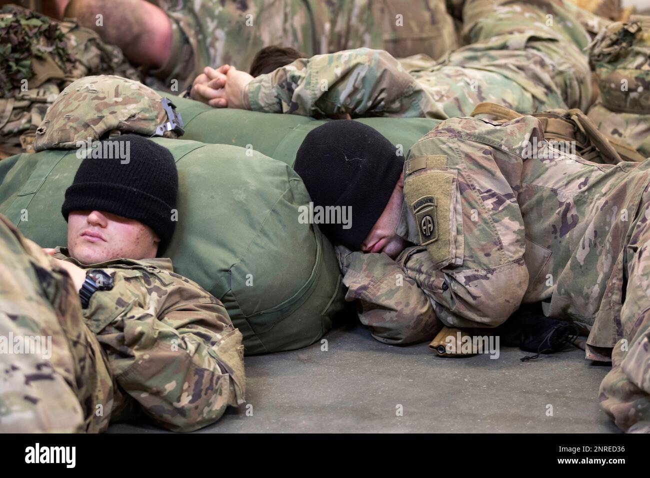 This photo provided by the U.S. Army, two 1st Brigade Combat Team, 82nd ...