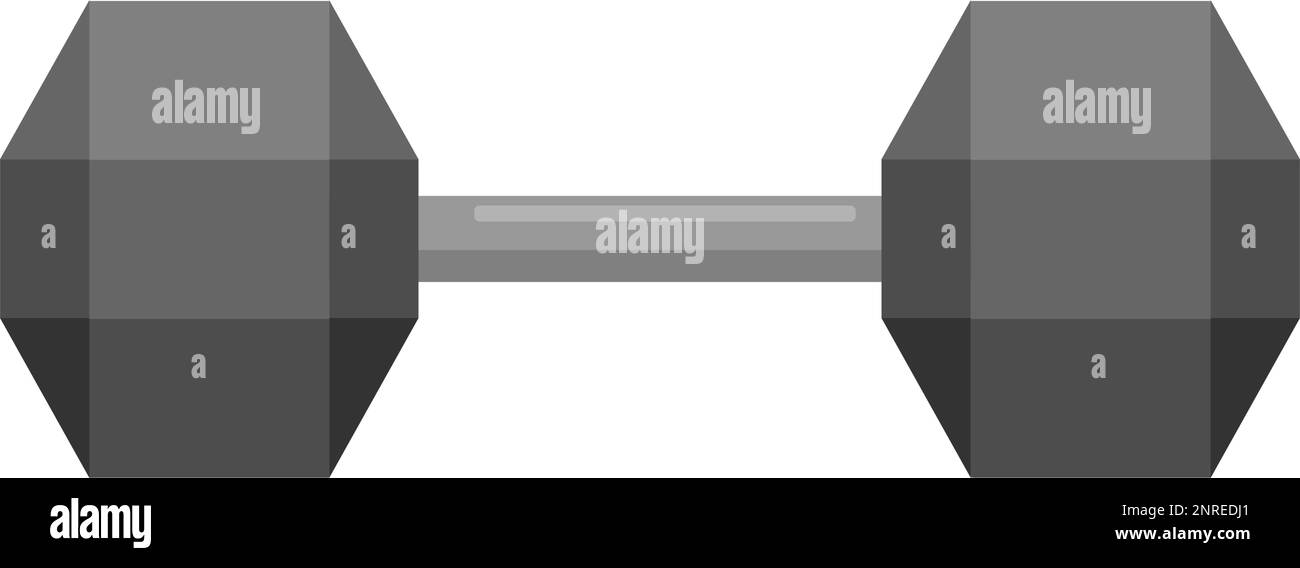 gym weight dumbbell cartoon vector illustration Stock Vector Image ...