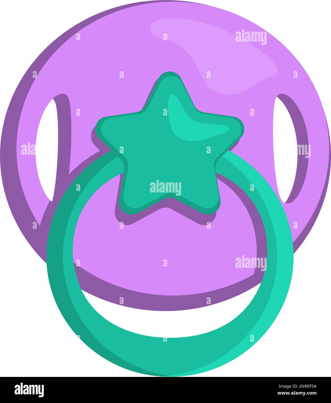 child pacifier cartoon vector illustration Stock Vector Image & Art - Alamy