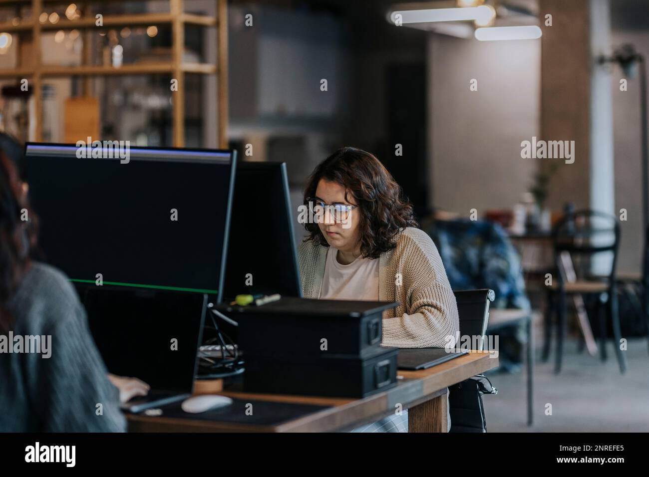 Young indian female company hi-res stock photography and images - Alamy