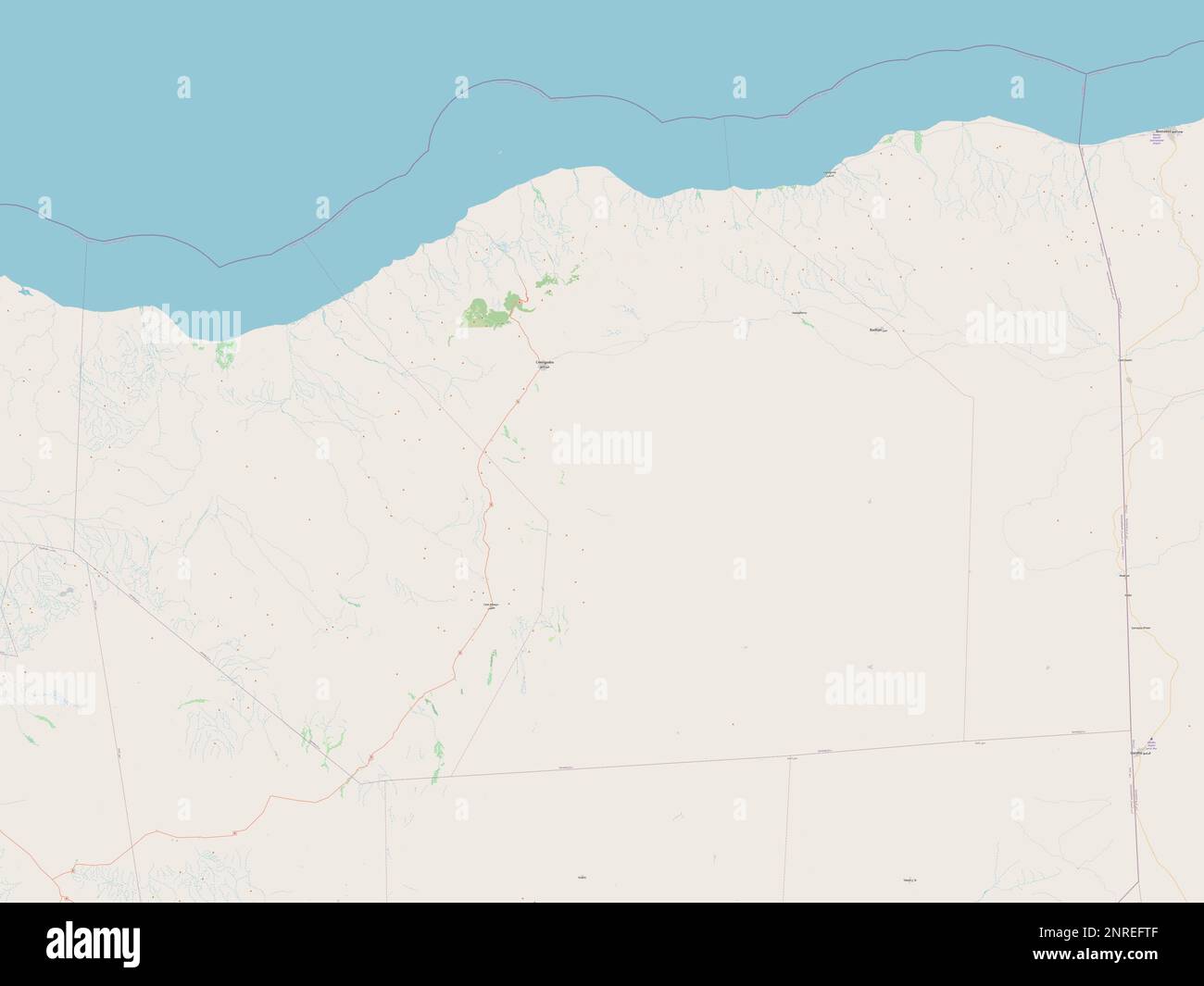 Sanaag outline map hi-res stock photography and images - Alamy