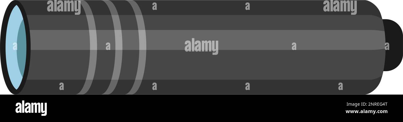 beam flashlight cartoon vector illustration Stock Vector Image & Art ...