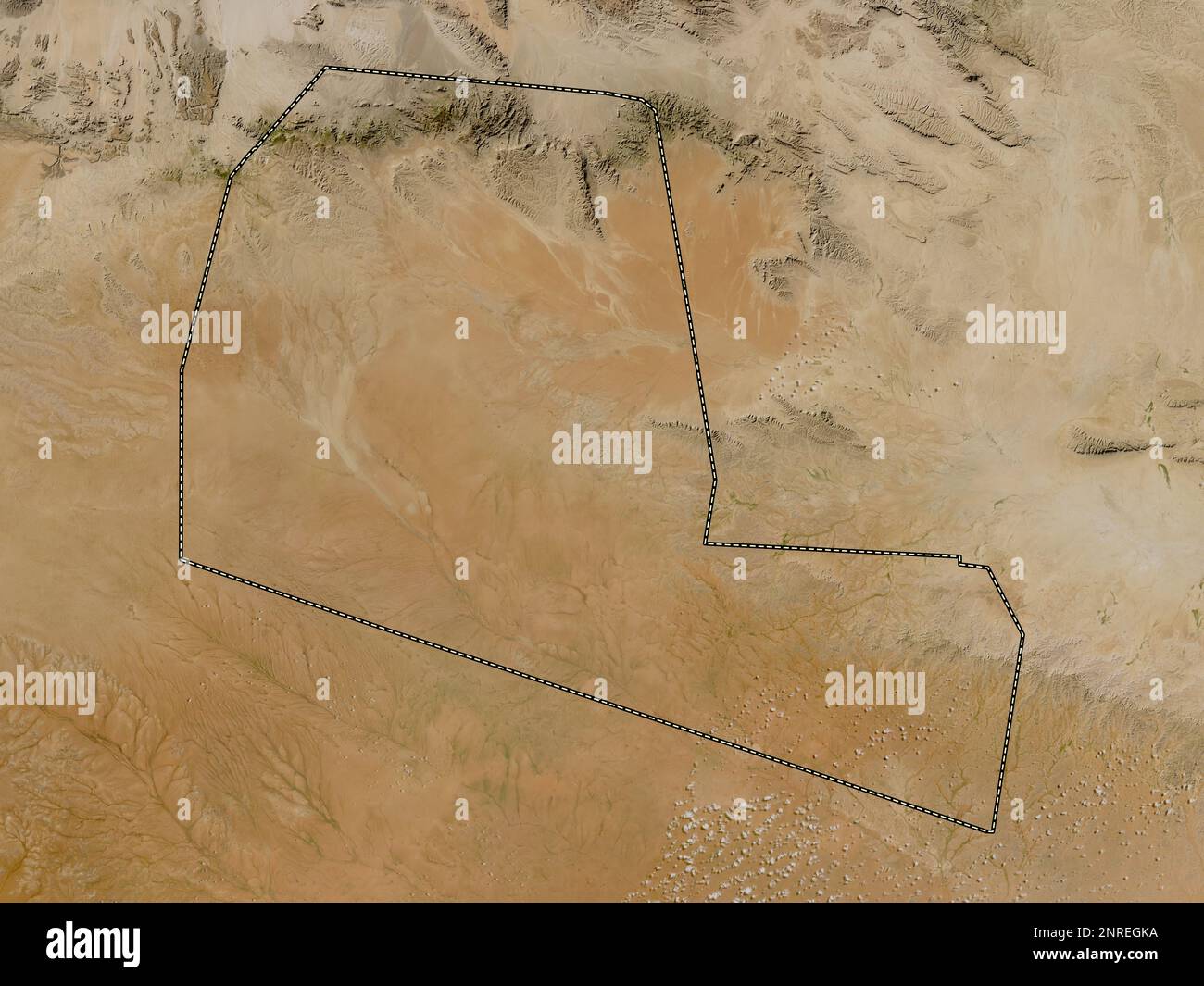 Togdheer, region of Somaliland. Low resolution satellite map Stock ...