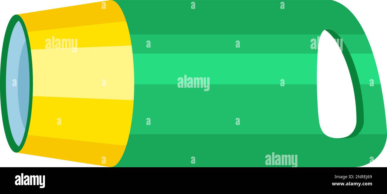 led flashlight cartoon vector illustration Stock Vector Image & Art - Alamy