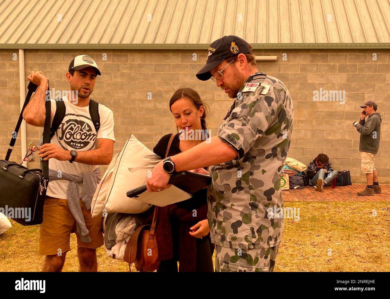 In this photo released and taken Jan. 2, 2020, by the Australian ...