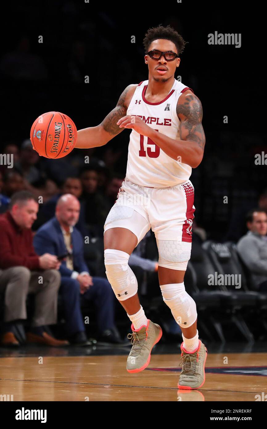BROOKLYN, NY - DECEMBER 17: Temple Owls guard Nate Pierre-Louis (15 ...