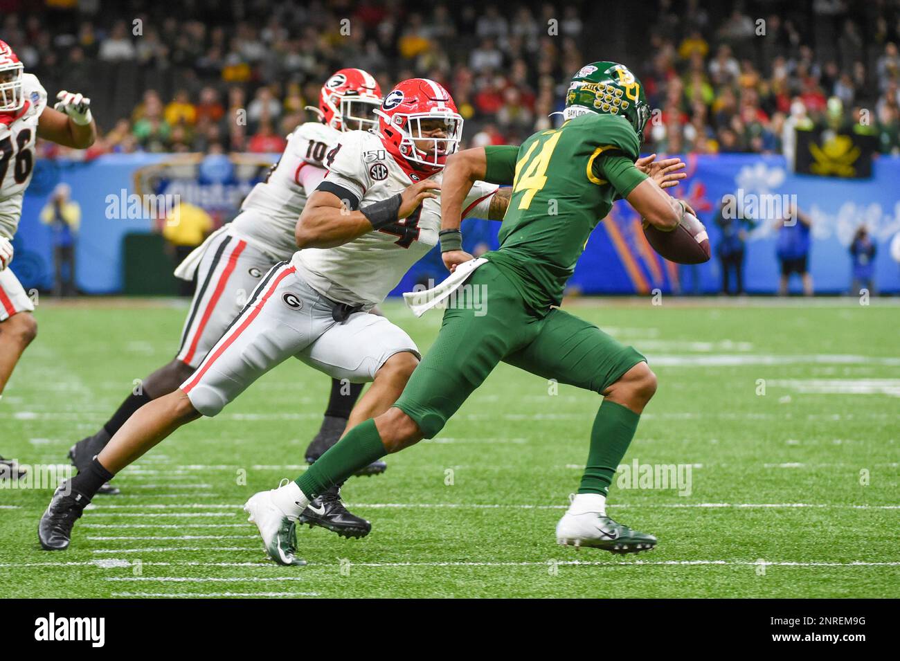 NEW ORLEANS, LA - JANUARY 01: Baylor Bears quarterback Jacob Zeno (14 ...
