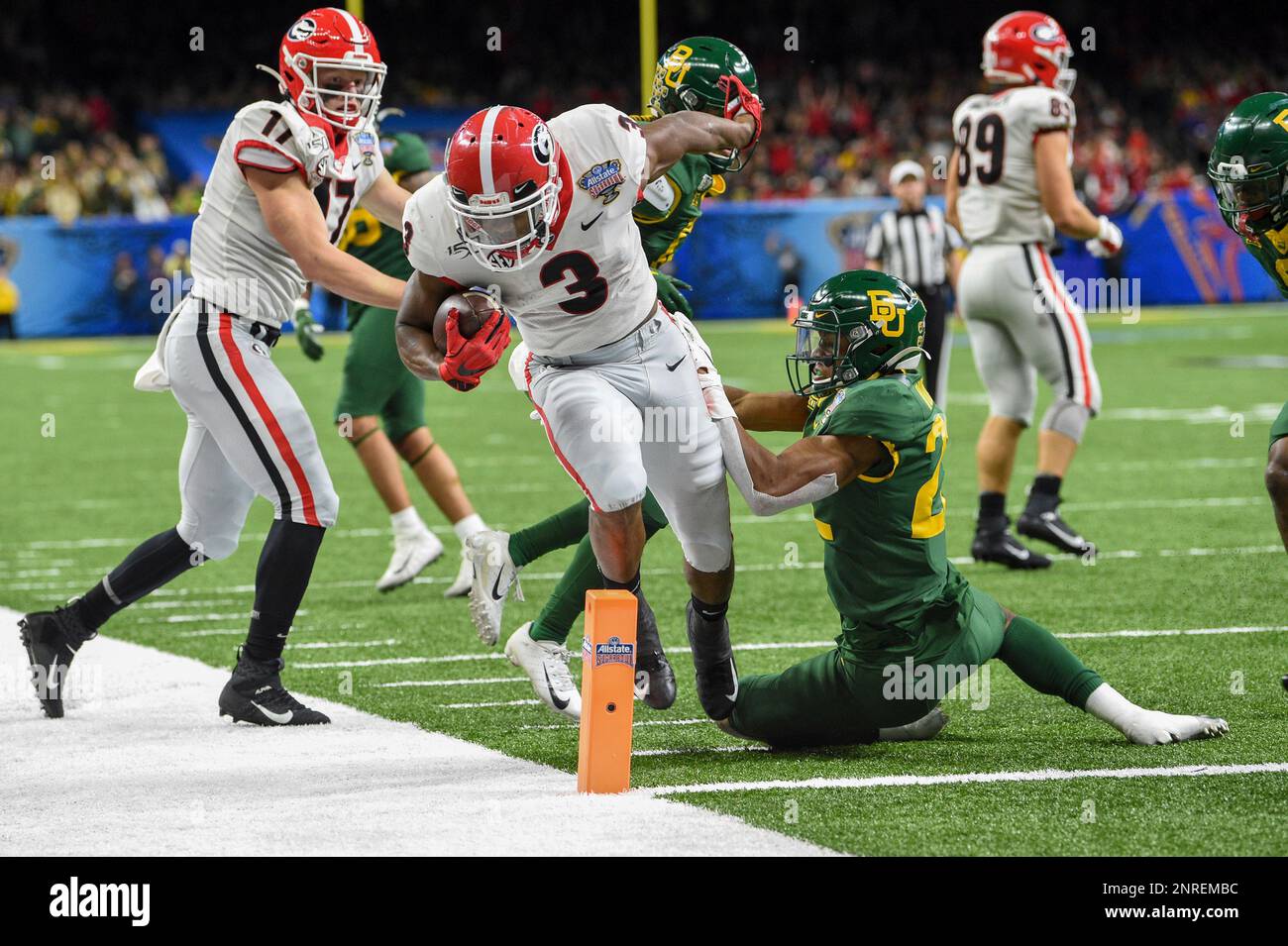 NEW ORLEANS, LA - JANUARY 01: Georgia Bulldogs running back Zamir White ...