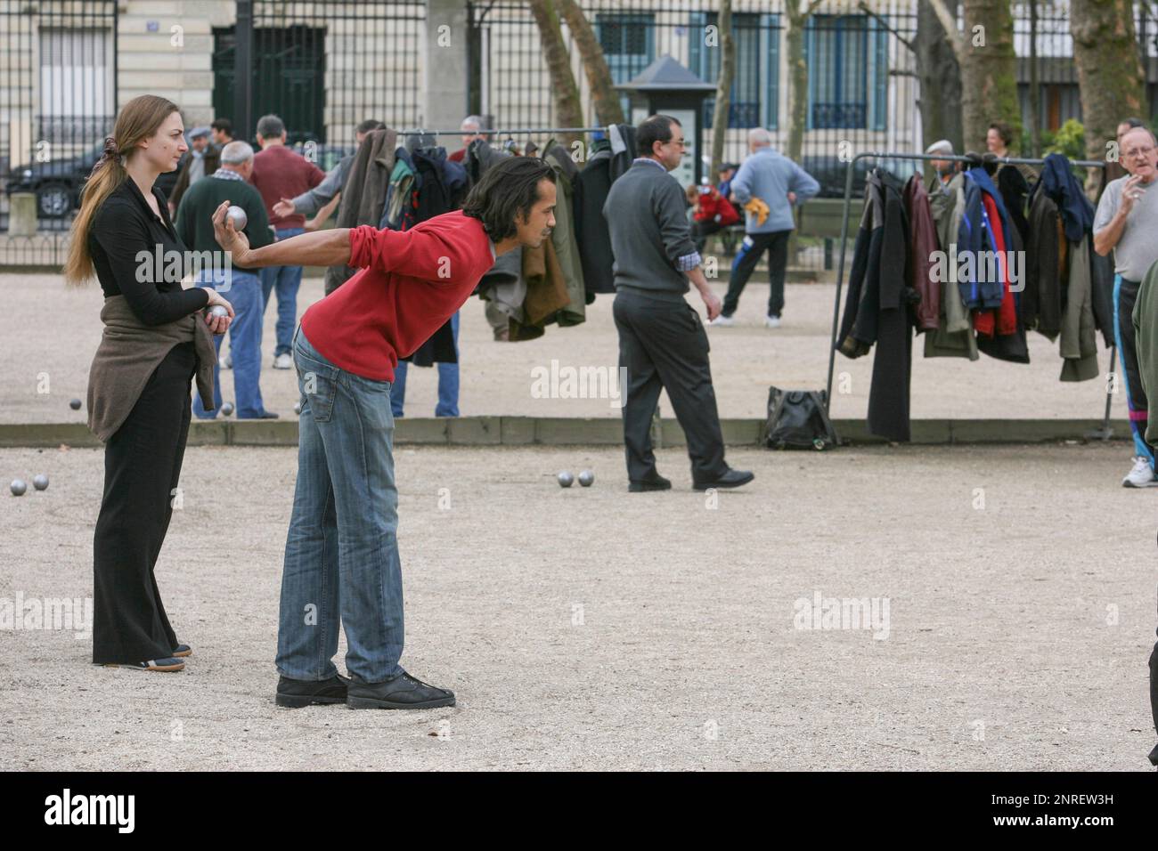 PETANQUE IN PARIS Stock Photo - Alamy