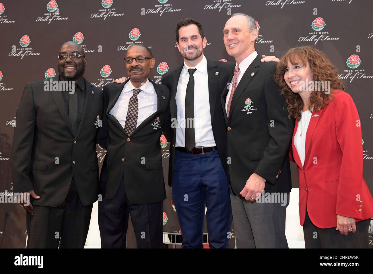 From left: Hall of Fame inductees Jacque Robinson (Washington ...