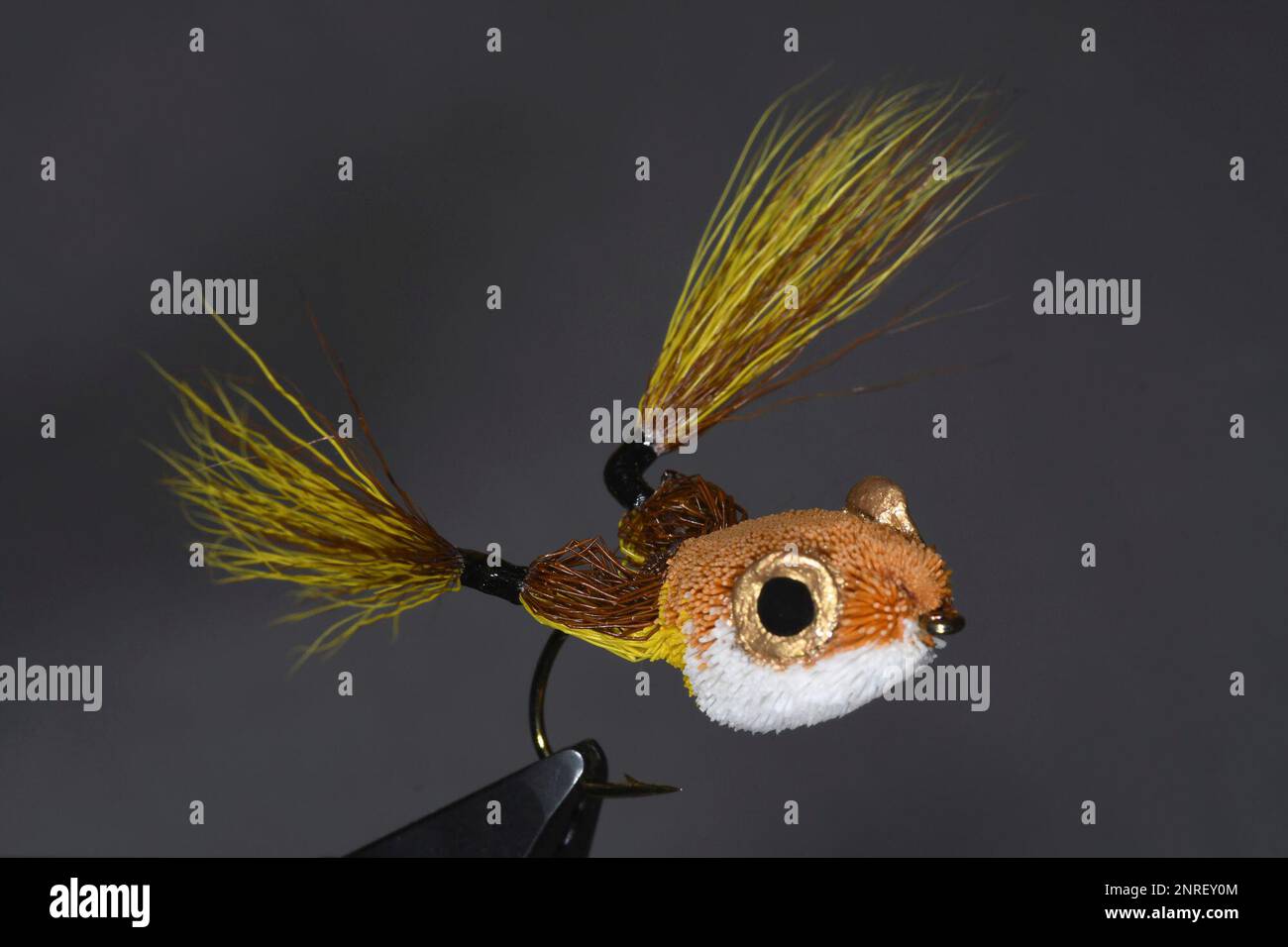 The secrets to the Messinger Frog's success are the bucktail legs ...