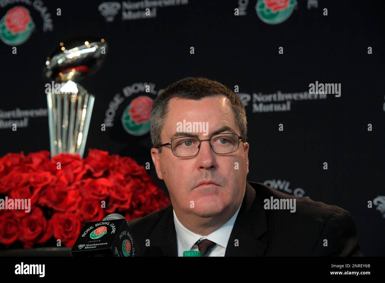 Wisconsin Badgers coach Paul Chryst during a news conference with the ...