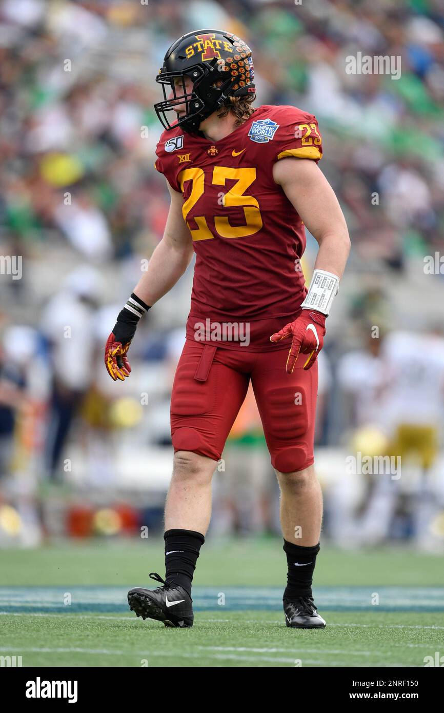 ORLANDO, FL - DECEMBER 28: Iowa State Cyclones linebacker Mike Rose (23 ...