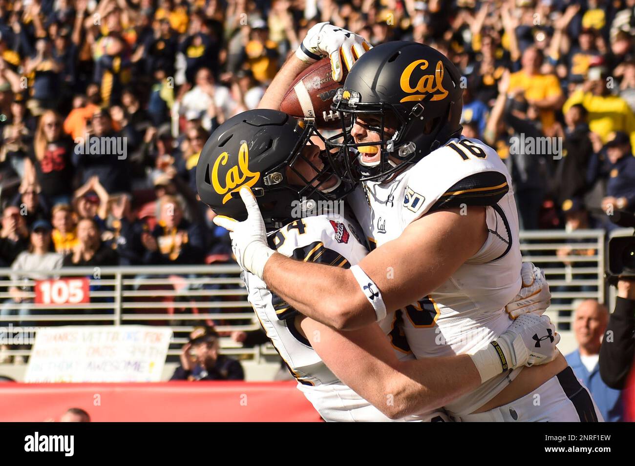 SANTA CLARA, CA - DECEMBER 30: California Golden Bears tight end Collin ...