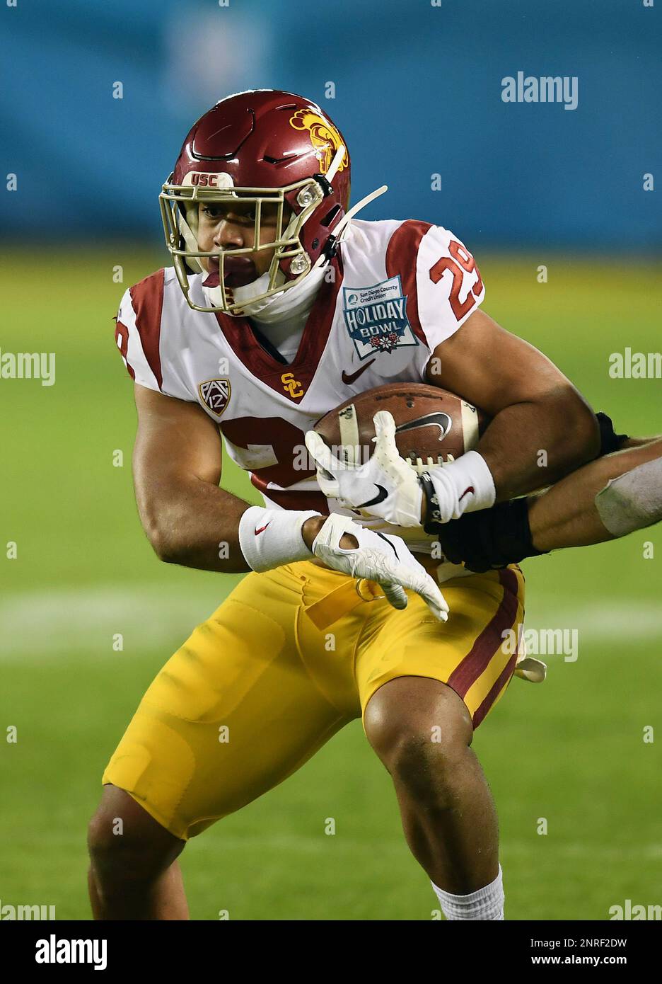 SAN DIEGO, CA - DECEMBER 27: USC Trojans running back Vavae Malepeai ...