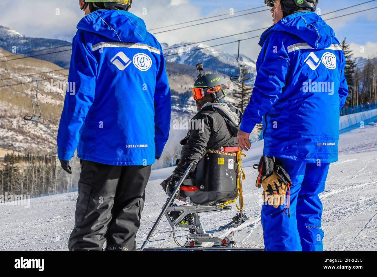 Col. Greg Gadson, a double amputee, makes some turns Tuesday, Dec. 15 ...