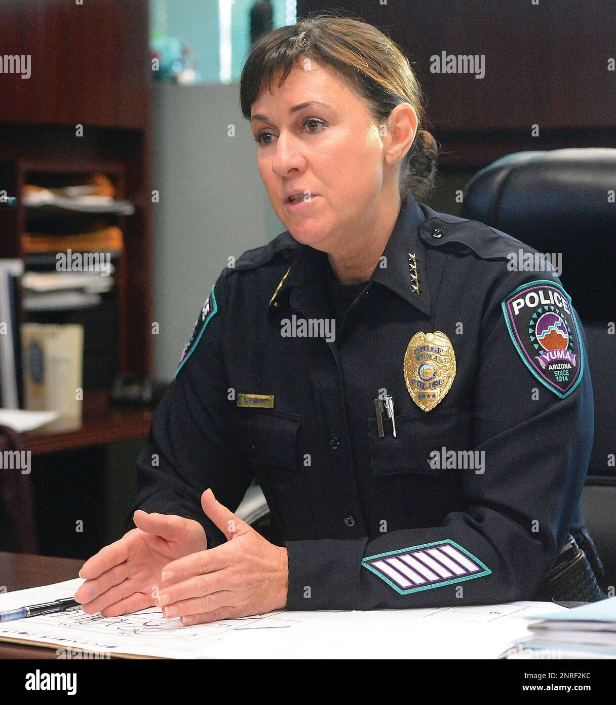 Yuma Police Department's Chief of Police Susan Smith talks about the ...