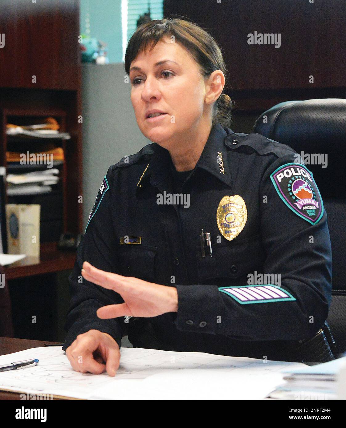 Yuma Police Department's Chief of Police Susan Smith talks about the ...