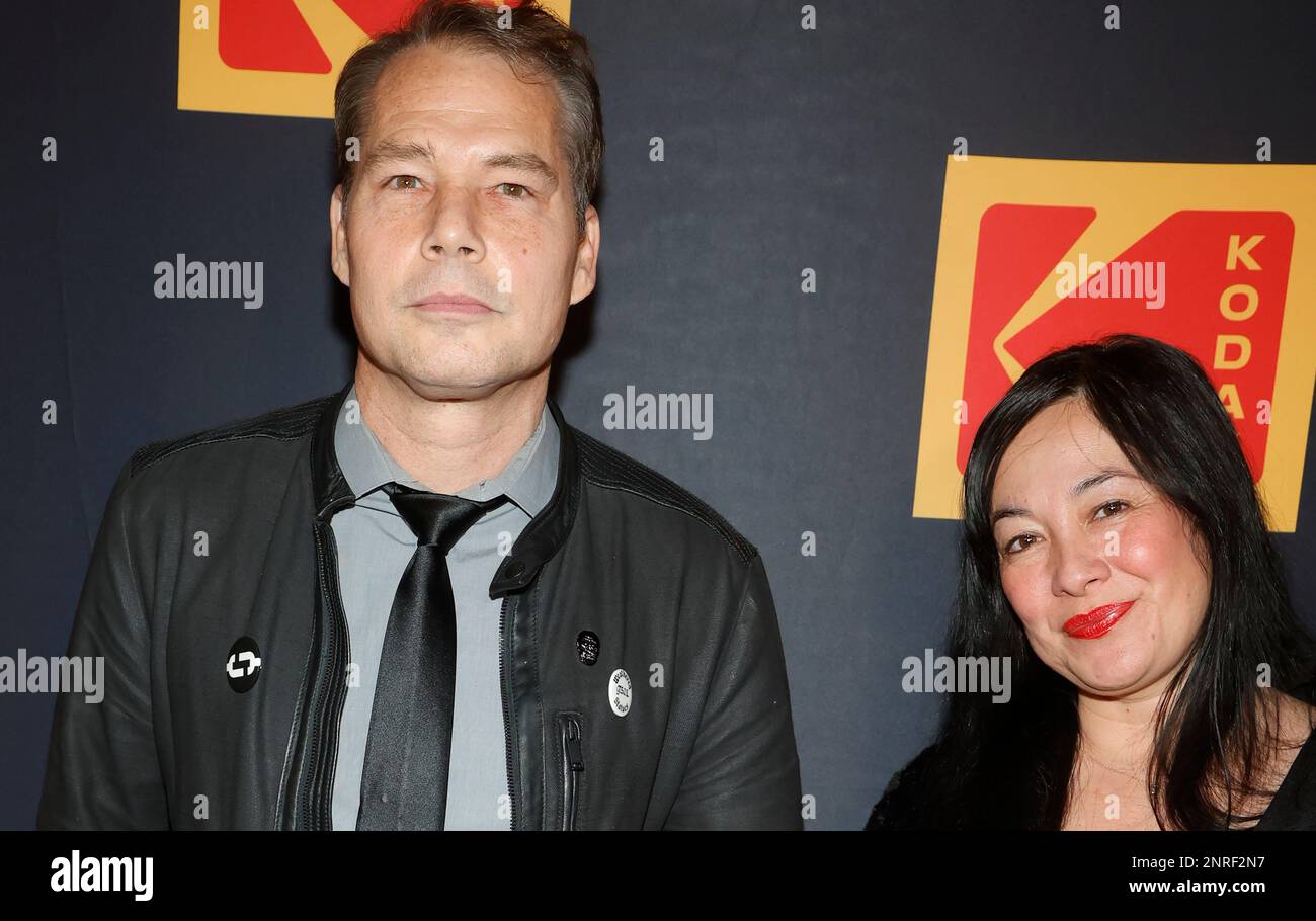 Los Angeles, California, USA. 26th Feb, 2023. Shepard Fairey, Amanda ...