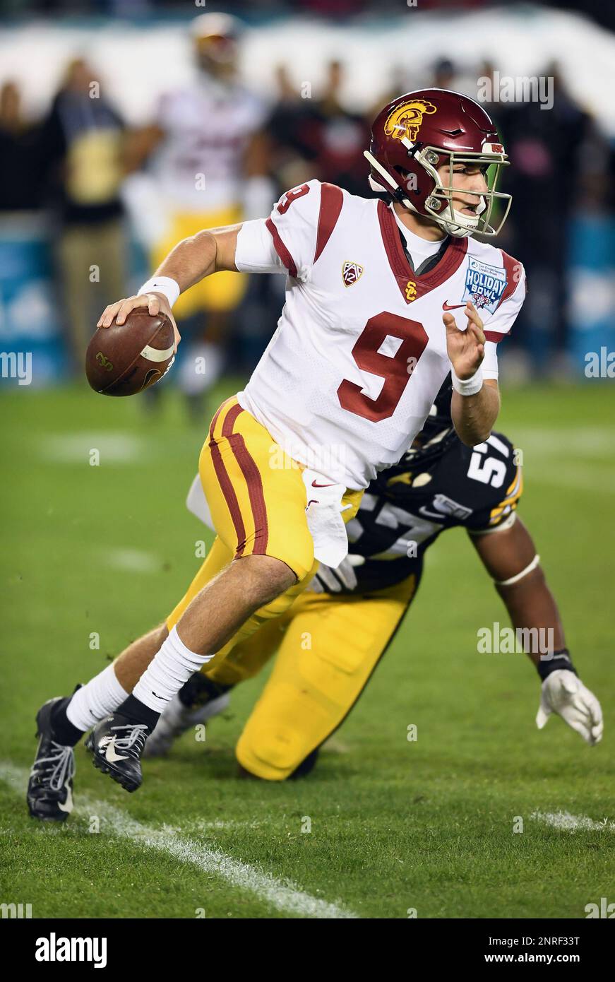 SAN DIEGO, CA - DECEMBER 27: USC Trojans quarterback Kedon Slovis (9 ...