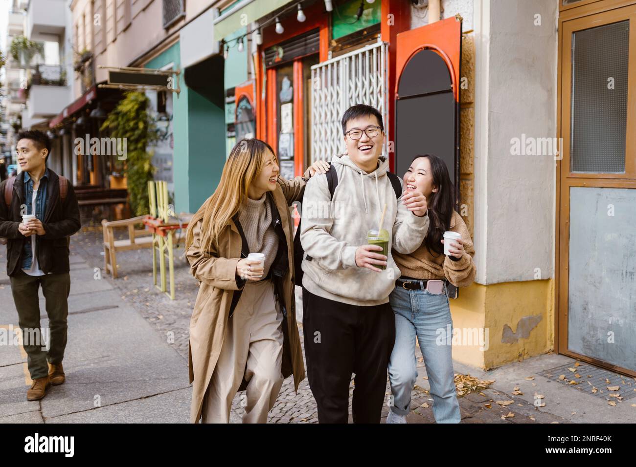 Group men talking walking hi-res stock photography and images - Alamy