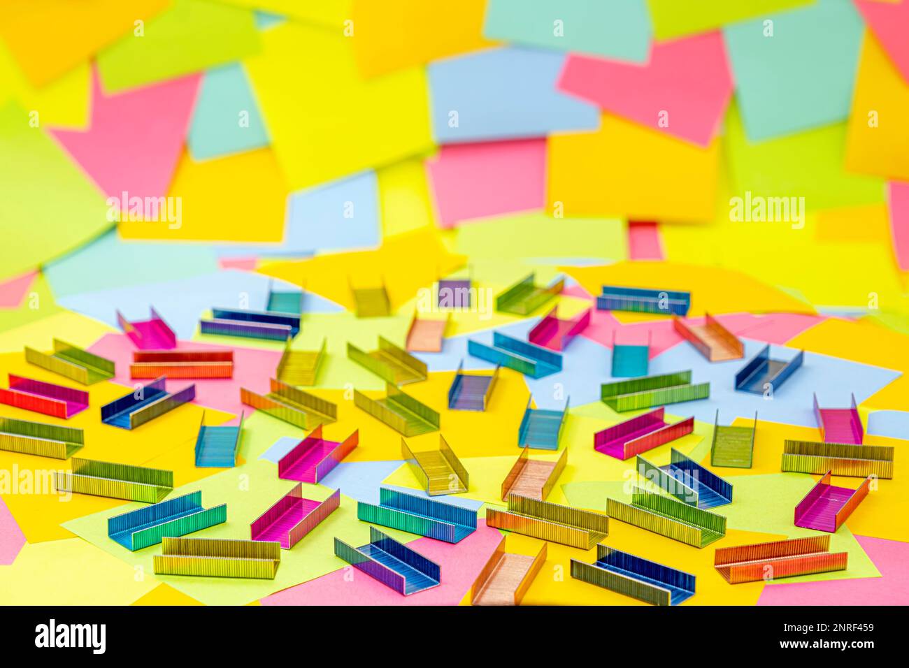 Multi coloured post it notes hi-res stock photography and images - Alamy