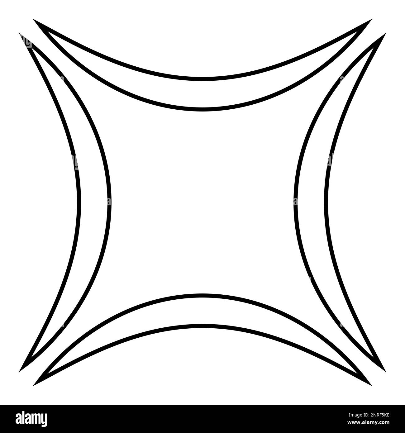 Anger icon symbol, aggression illustration, concept curve line anger ...