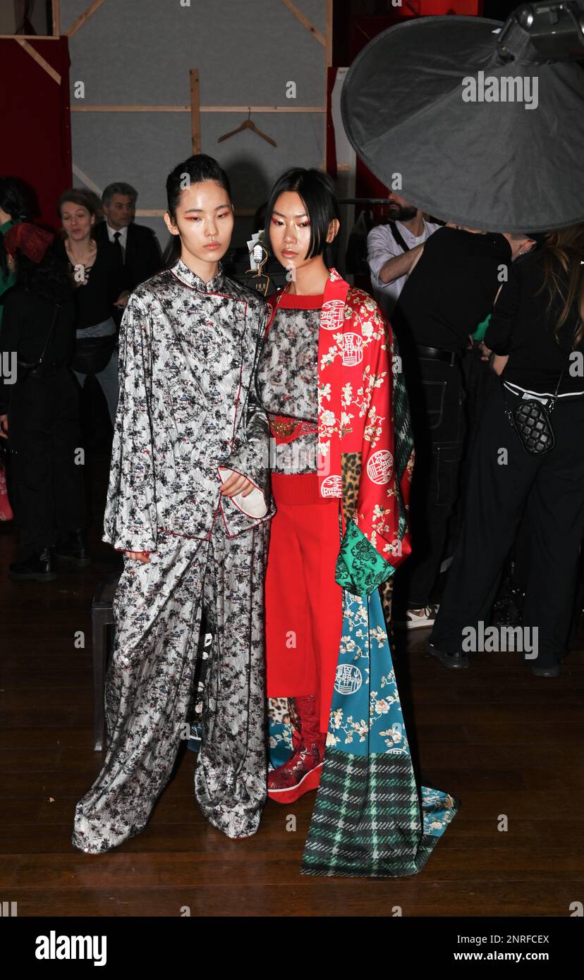 Milan, Italy. 26th Feb, 2023. Milano, Italy Milan Fashion Week FW 2023 ...