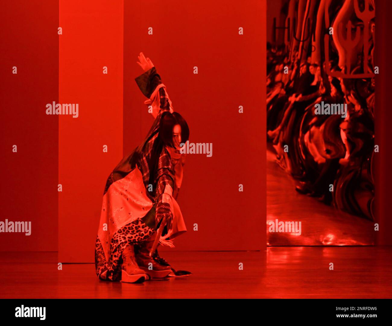 Milan, Italy. 26th Feb, 2023. Milano, Italy Milan Fashion Week FW 2023 ...