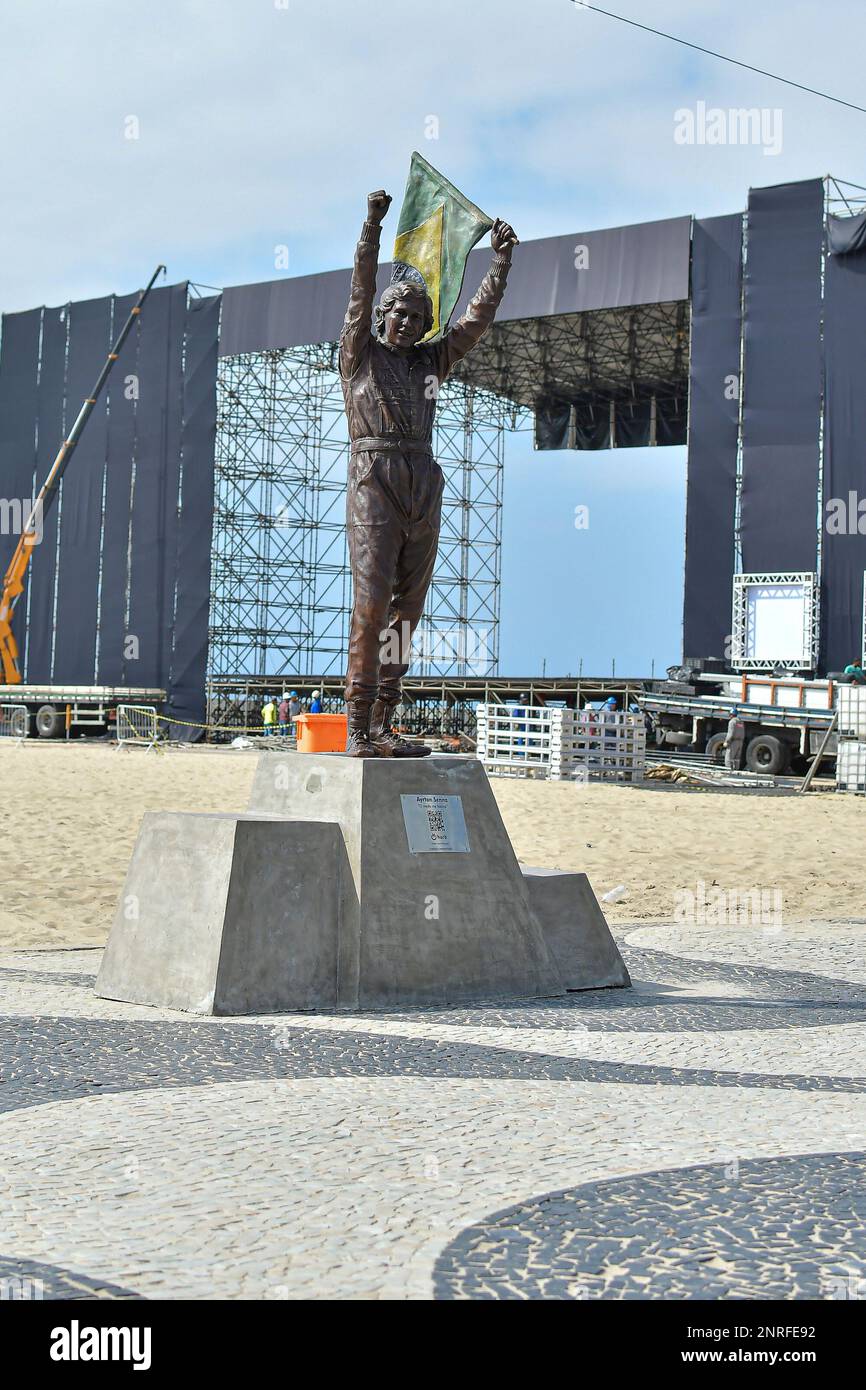 RJ - Rio de Janeiro - 12/27/2019 - Monument in honor of Ayrton Senna ...