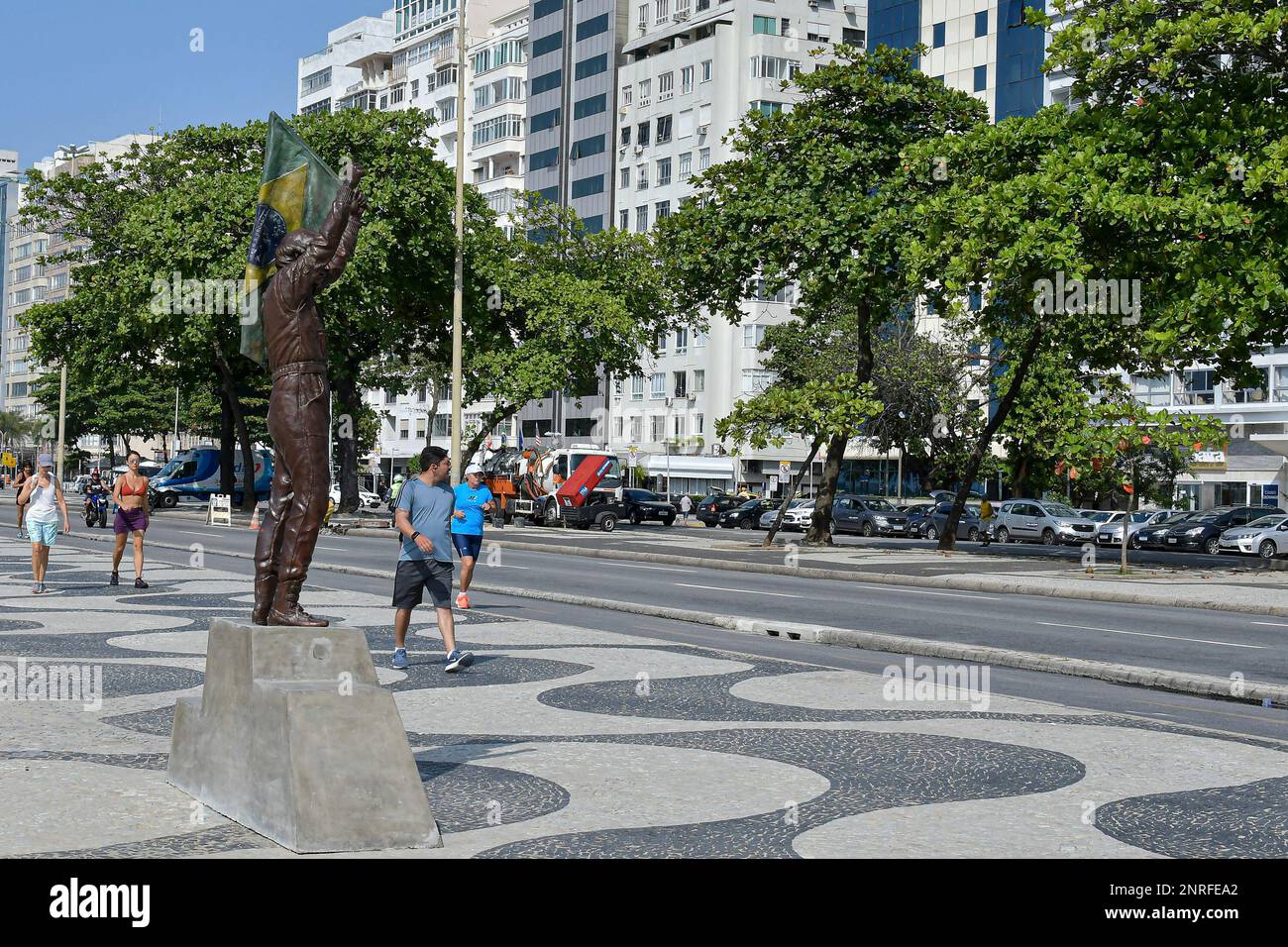 RJ - Rio de Janeiro - 12/27/2019 - Monument in honor of Ayrton Senna ...