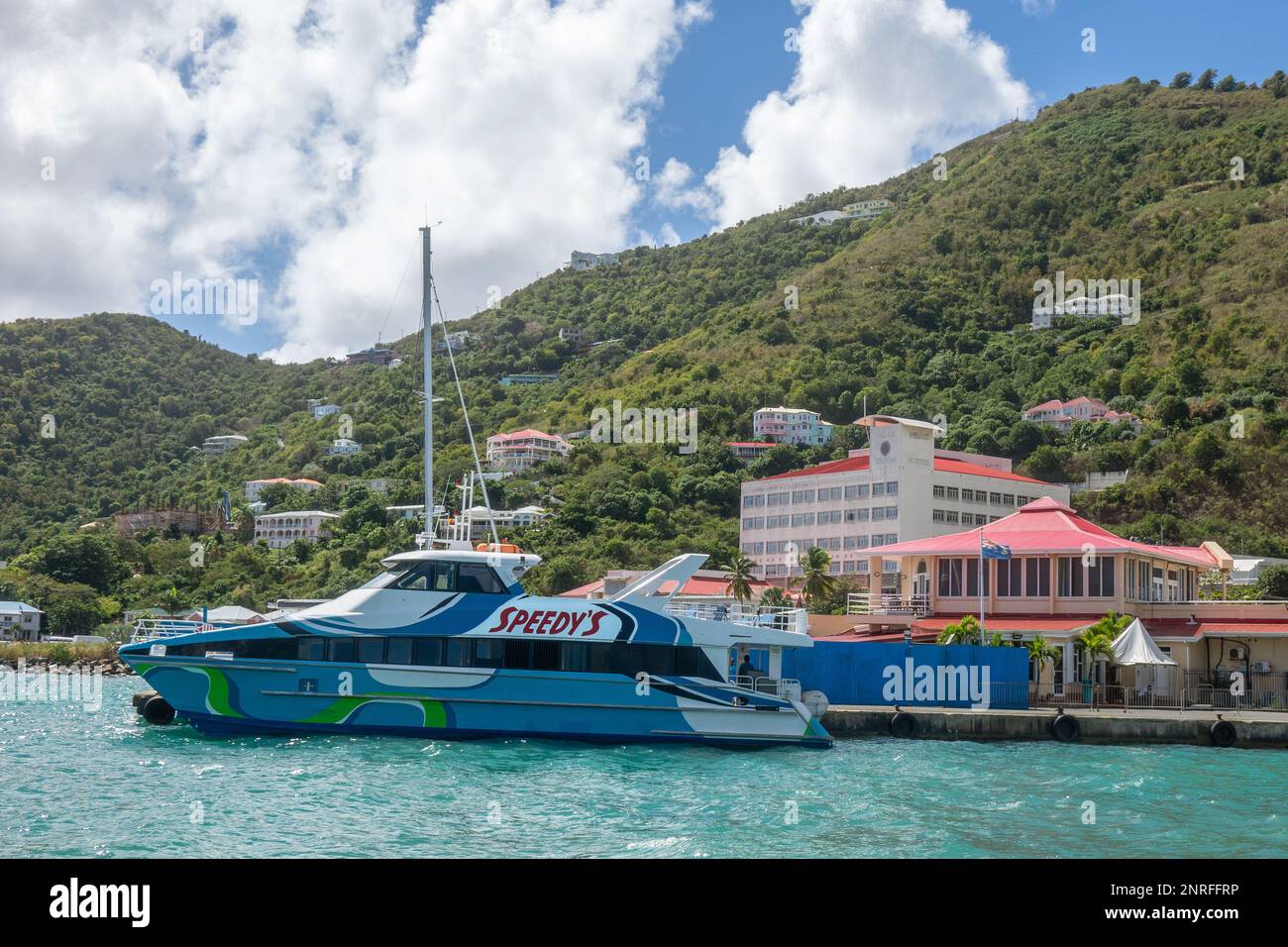 Caribbean, British Virgin islands, Tortola, Roadtown, Speedy's ferry ...