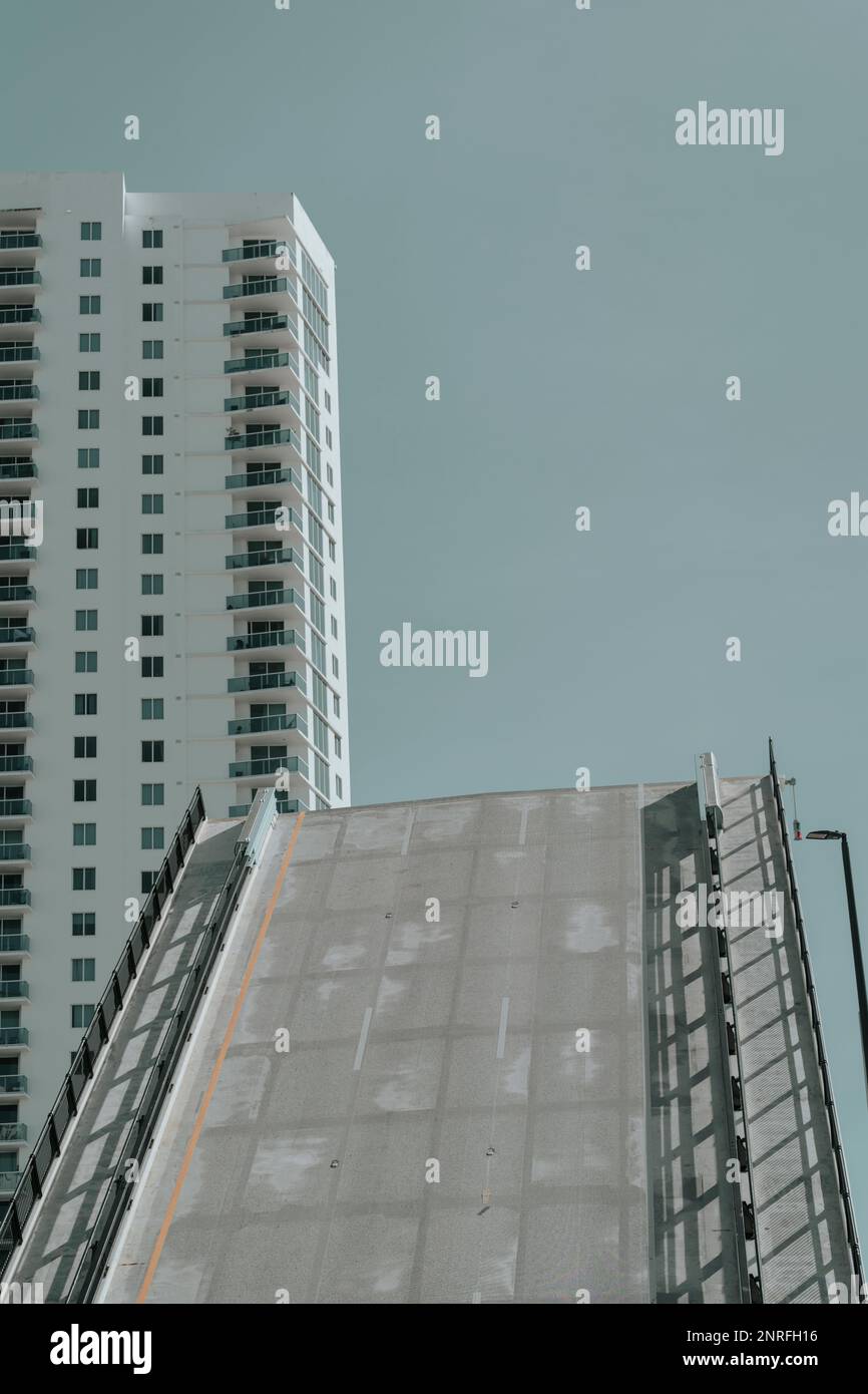 View of Elevated Highway and Building Stock Photo - Alamy