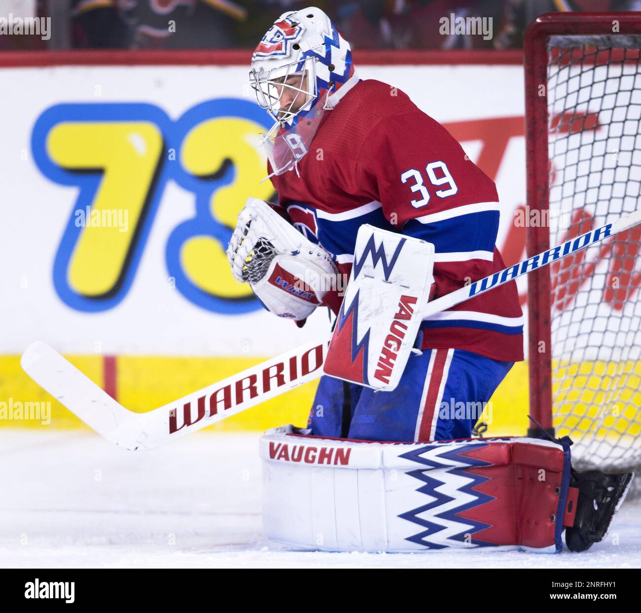 NHL profile photo on Montreal Canadiens goalie Charlie Lindgren during ...