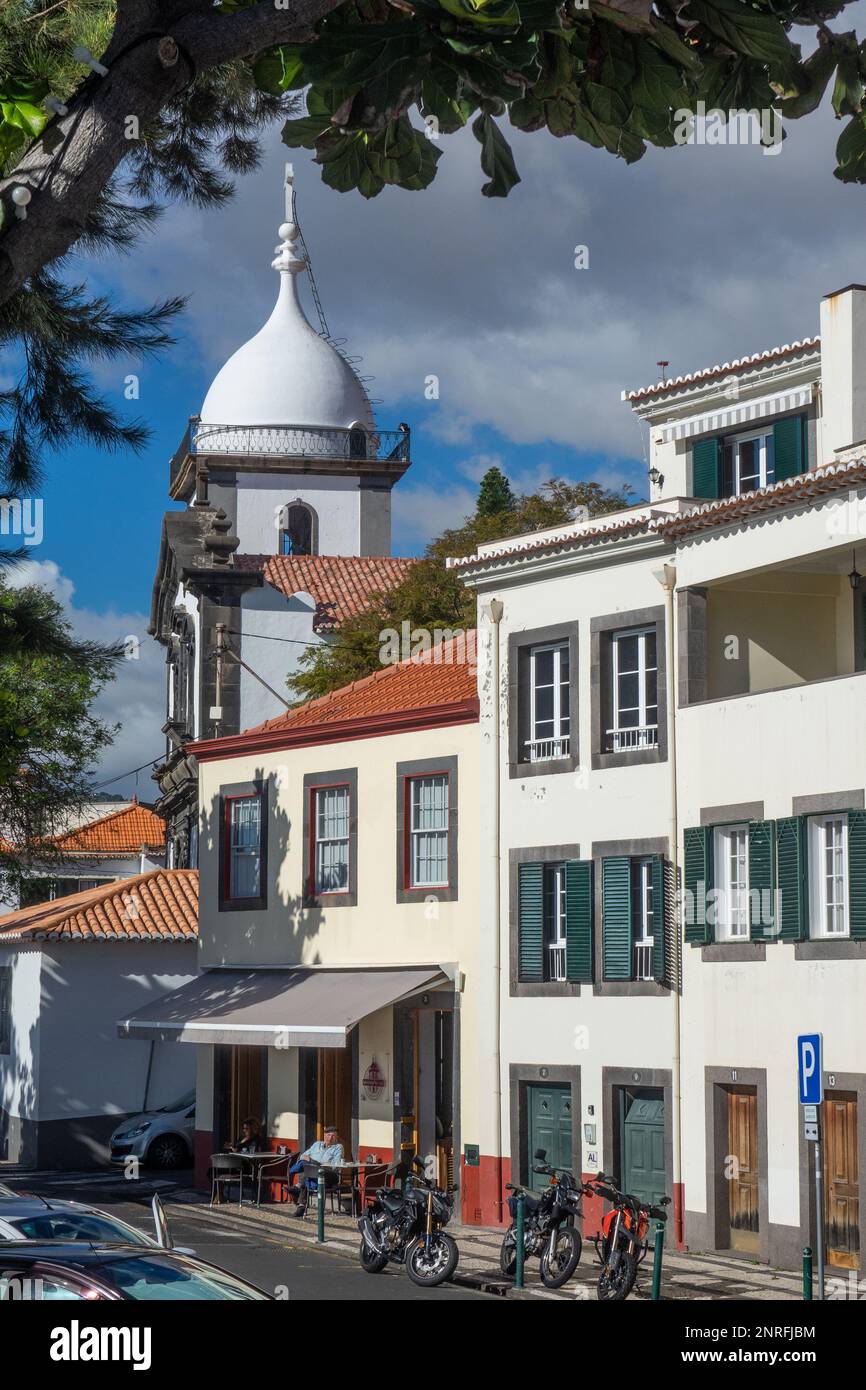 Portugal, Madeira, Funchal, Santa Maria church in old town Stock Photo ...