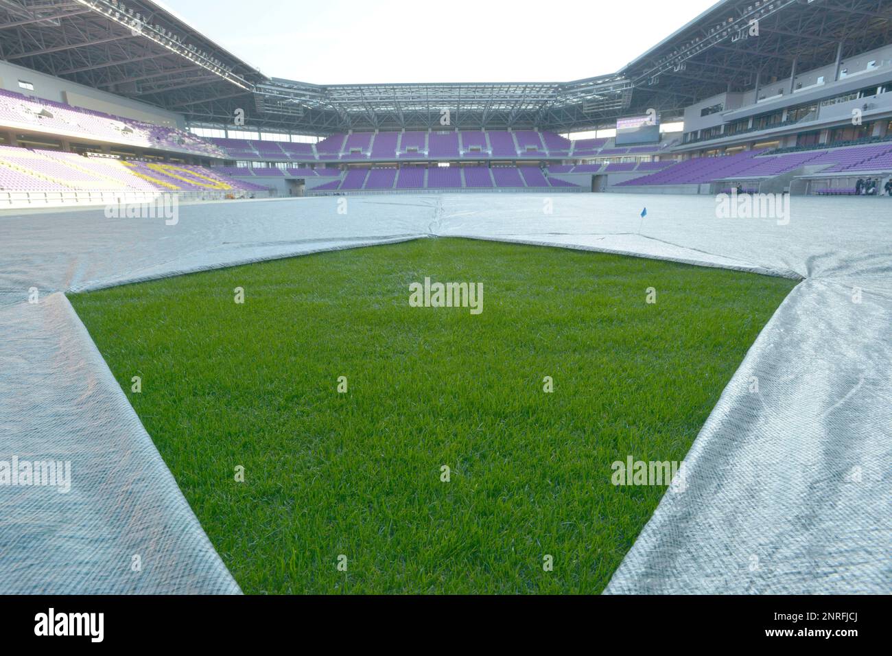 Kyoto Stadium, or Sanga Stadium by KYOCERA, is unveiled to media in ...