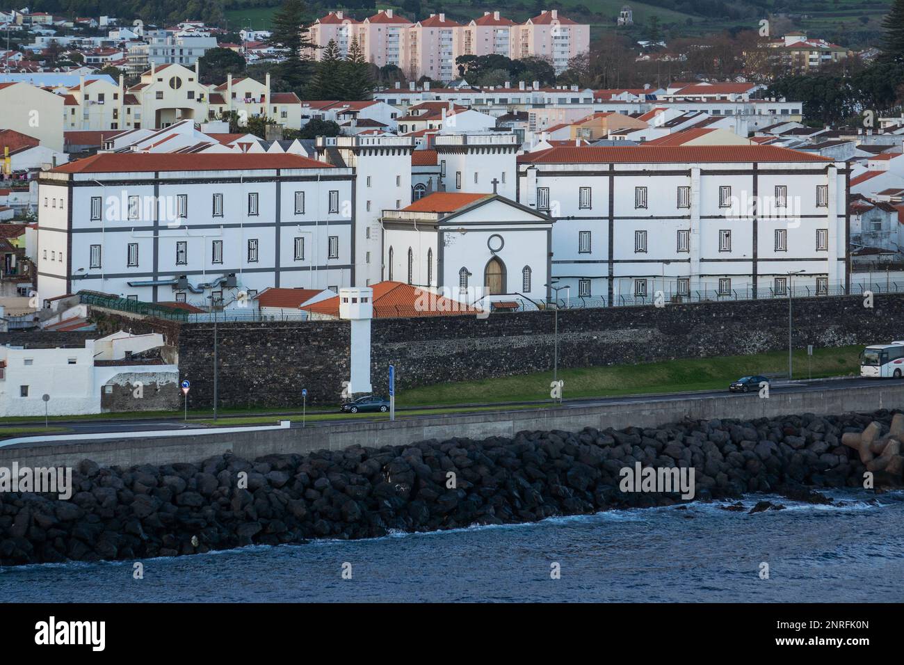 Portugal, Azores, Sao Miguel, Ponta Delgada, prison Stock Photo - Alamy