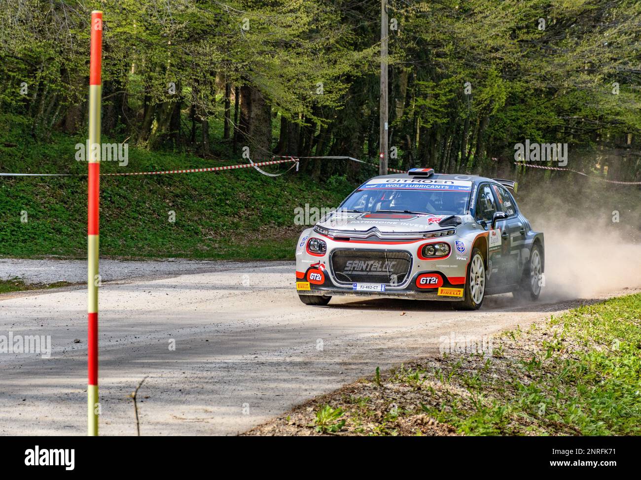 Citroen C3 WRC Rally race car at Croatia Rally in April 2021 Stock ...