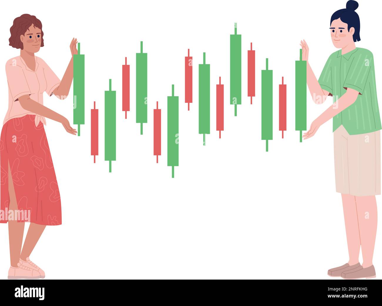 Candlestick chart 2d flat animation hi-res stock photography and images - Alamy