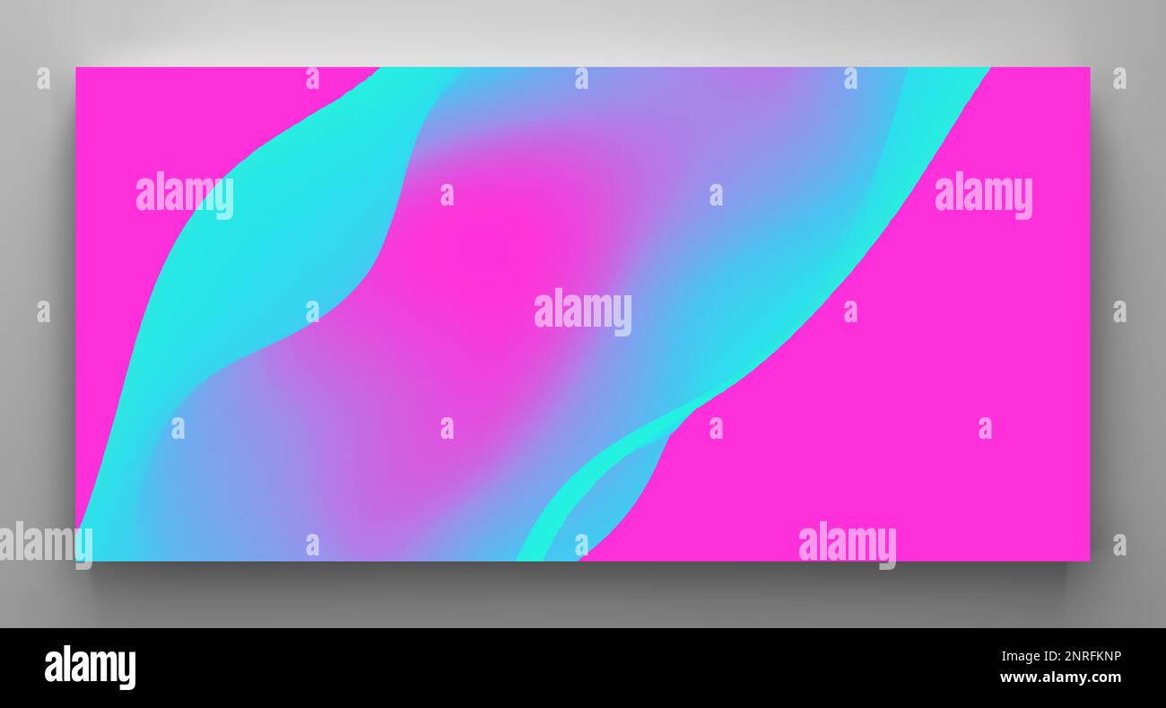Abstract Background With Dynamic Effect Creative Design Poster With Vibrant Gradients Vector