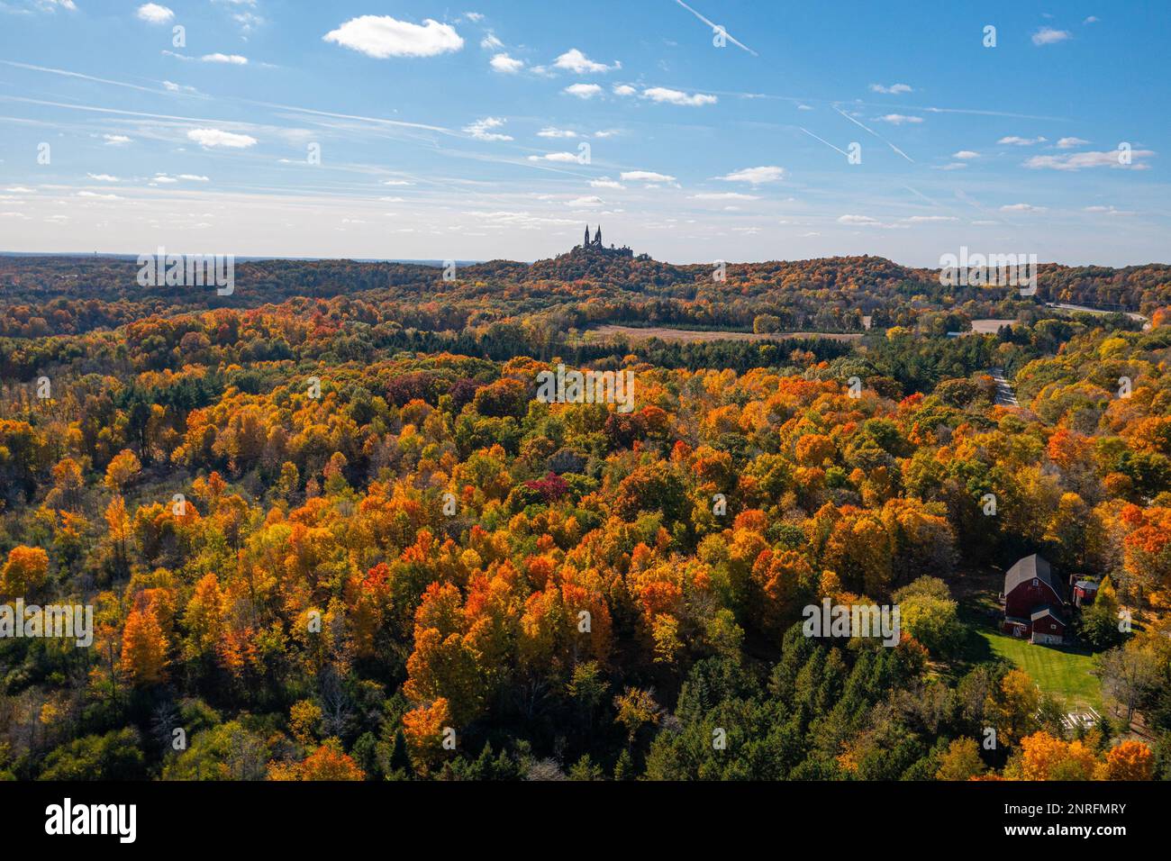 Holy Hill In Fall
