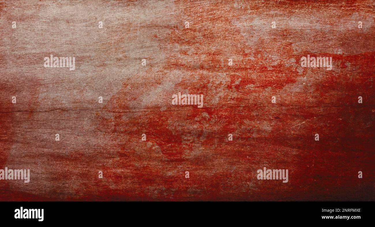 horror concept, blood stain on grunge wood texture, crime scene bloody ...