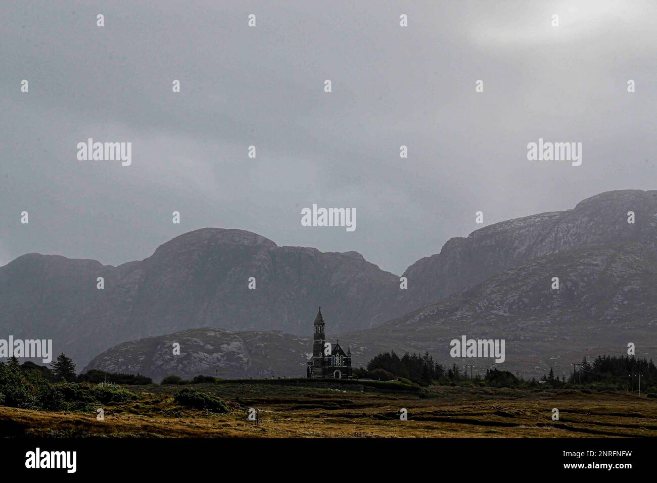 Church in country side of Ireland Stock Photo - Alamy