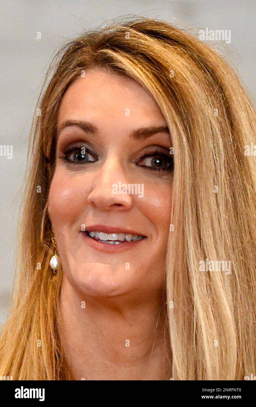 Georgia Senator designate Kelly Loeffler photographed during a press ...