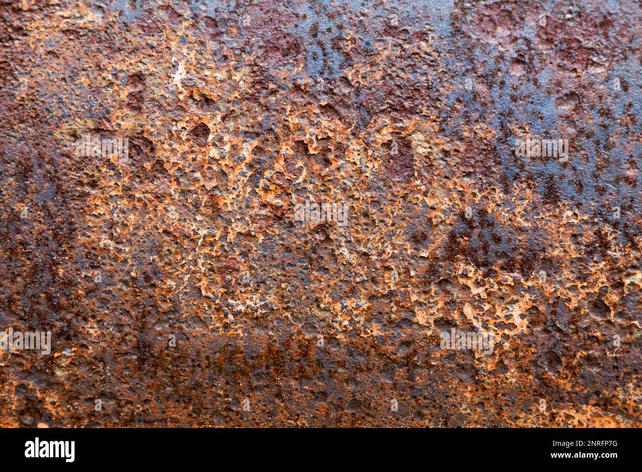 Full frame close-up on a rusty iron plate Stock Photo - Alamy
