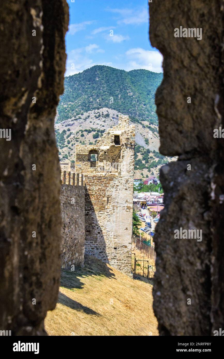 Medieval fortification in the middle of nature Stock Photo - Alamy