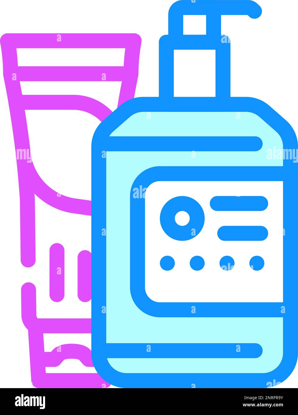 gel moisturizers cream color icon vector illustration Stock Vector ...