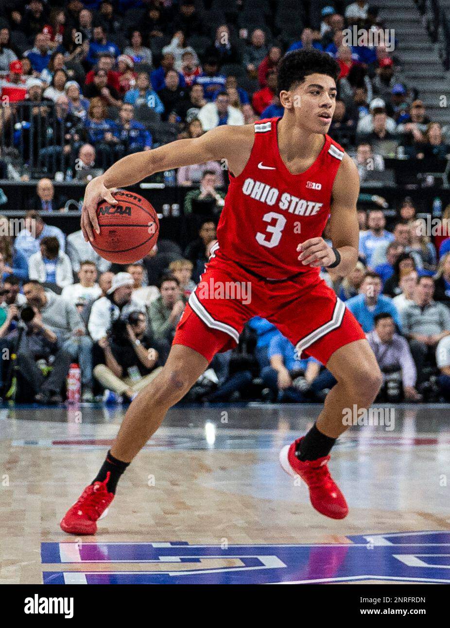 Dec 21, 2019 Las Vegas, NV U.S.A. Ohio State Buckeyes guard D.J. Carton ...