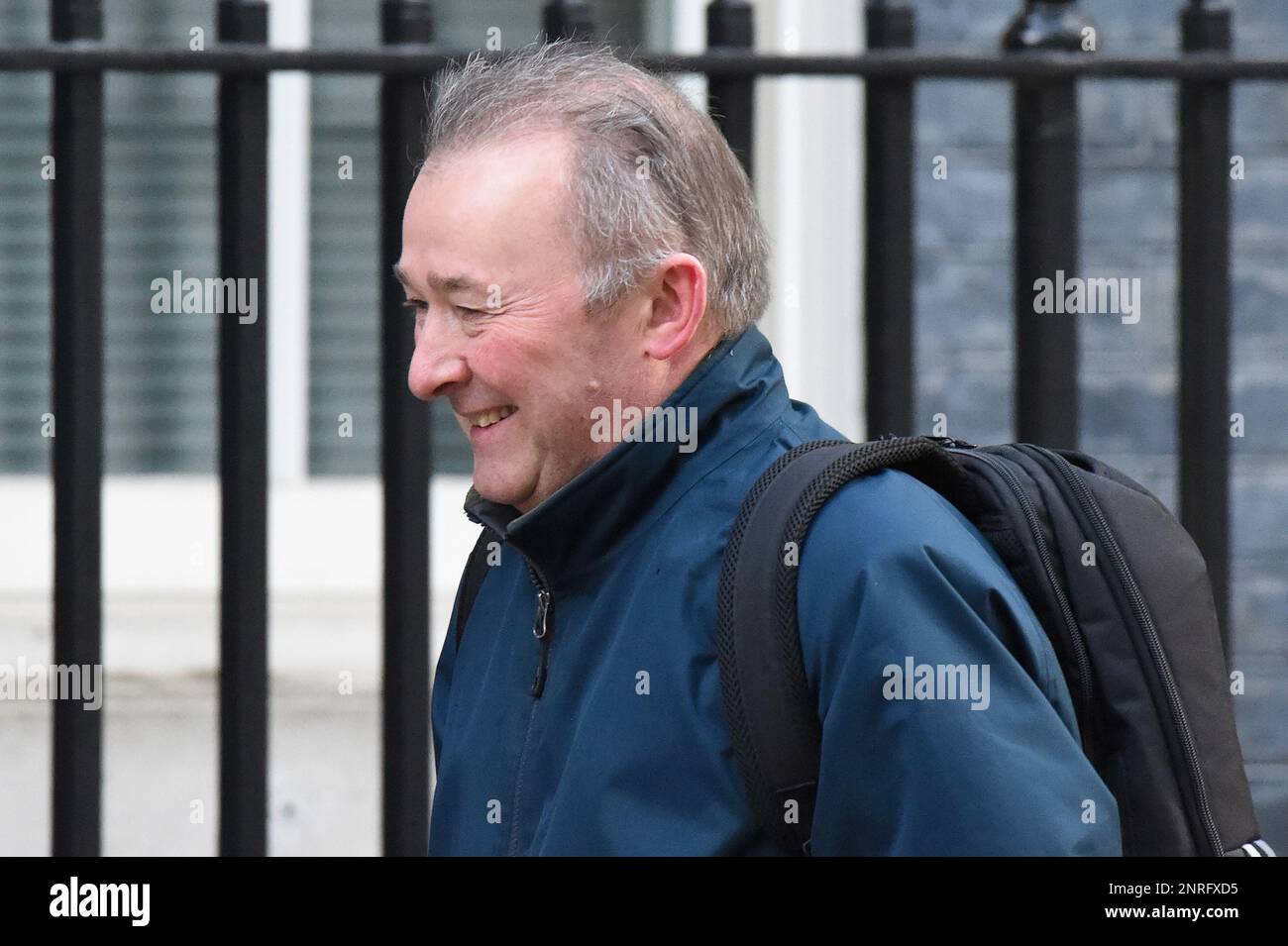 London, UK. 27th Feb, 2023. Simon Hart Government Chief Whip arriving ...
